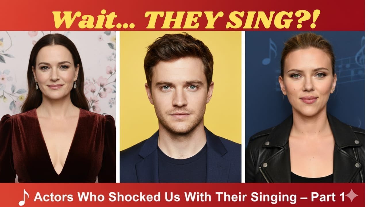 🎤 Actors Who Shocked Us With Their Singing – Part 1 - YouTube