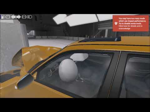 BeamNG airbag mod testing - YouTube