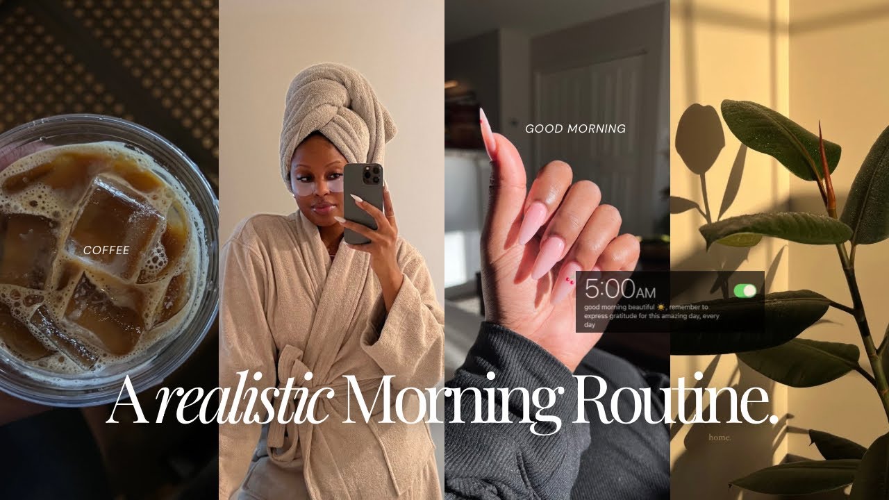MORNING VLOG ☀️ a very normal, realistic morning before work.. how I ...