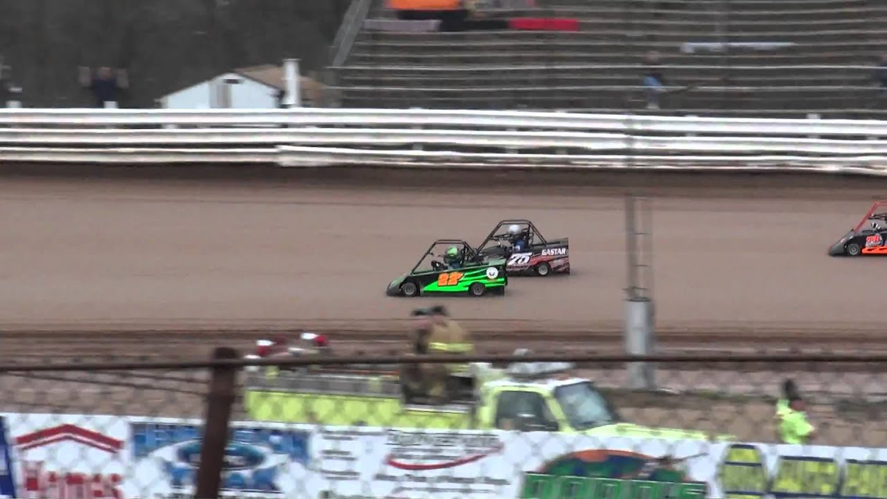 Tyler County Speedway 4.9.11 Mini Wedge Feature - YouTube