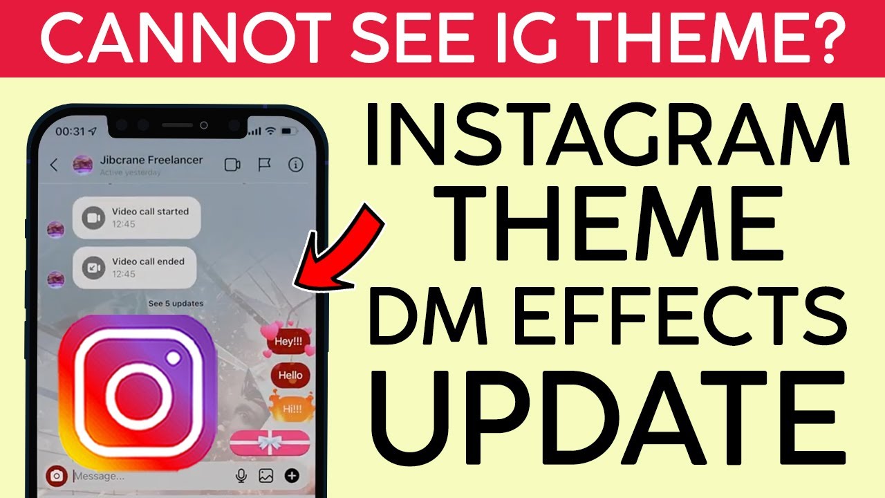 (💯% WORKING) How to get Instagram Themes and New Message Effects (2022 ...