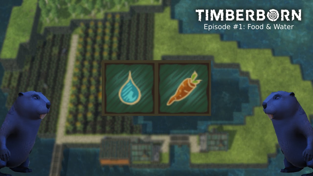 Timberborn Playthrough | Episode #1 | Food & Water - YouTube