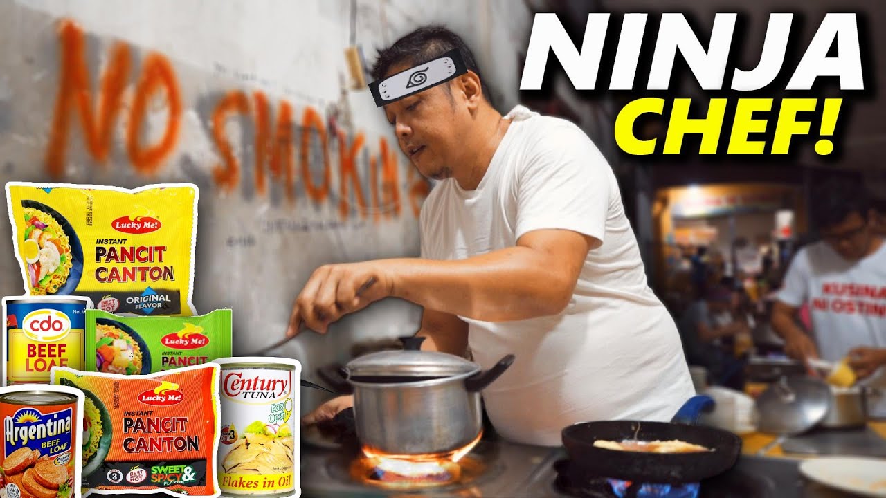 EVER Famous Pancit Canton Ninja of Cebu! Fastest Street Chef in the ...