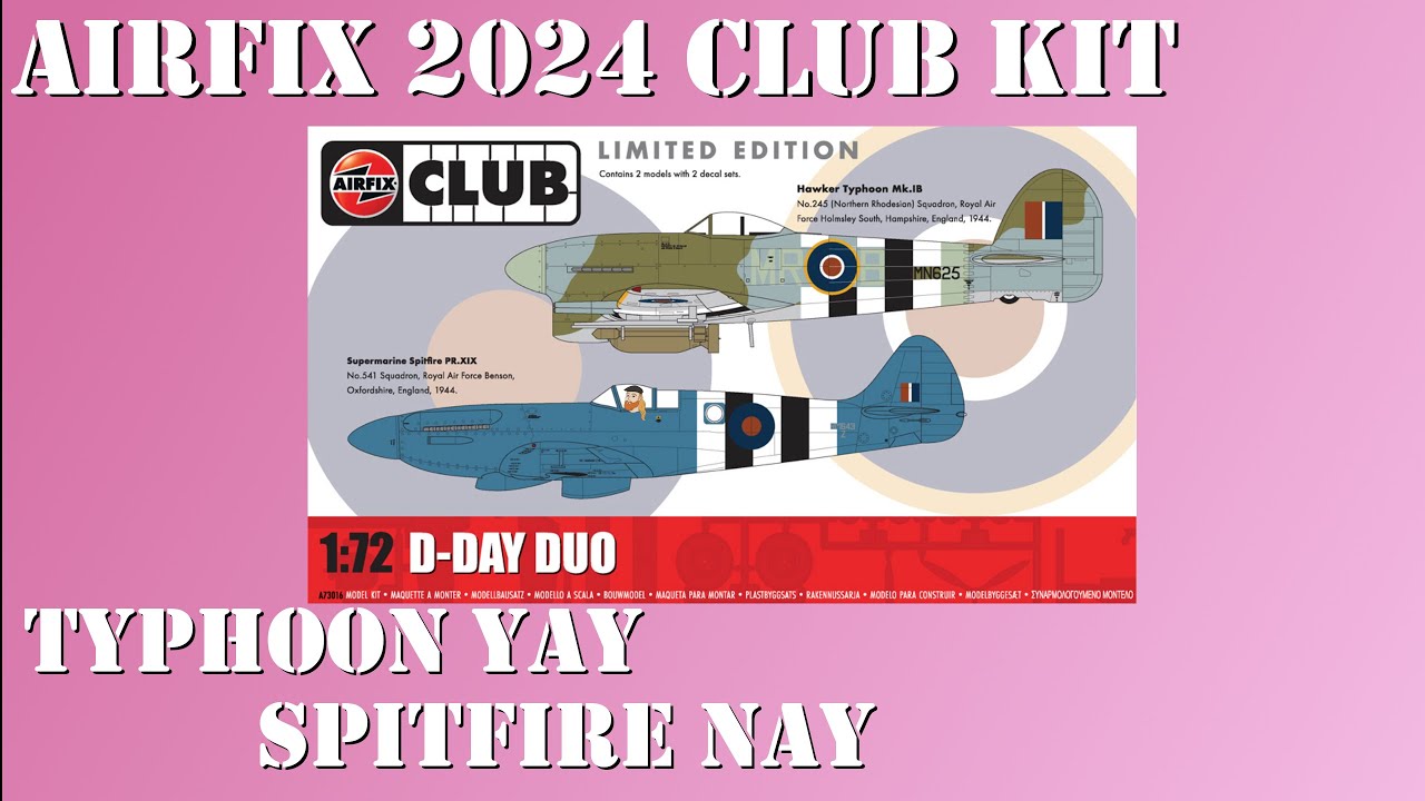 Unboxing the Airfix Club Kit 2024 - One is great and the other... is ...