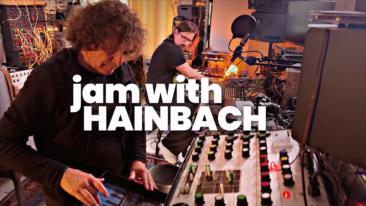 Creating ambient music with Hainbach in his Berlin studio - YouTube