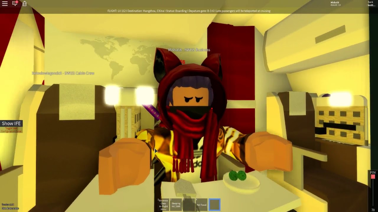 SWISS Airlines - ROBLOX - Business Class (Win in POTW - Picture of the ...