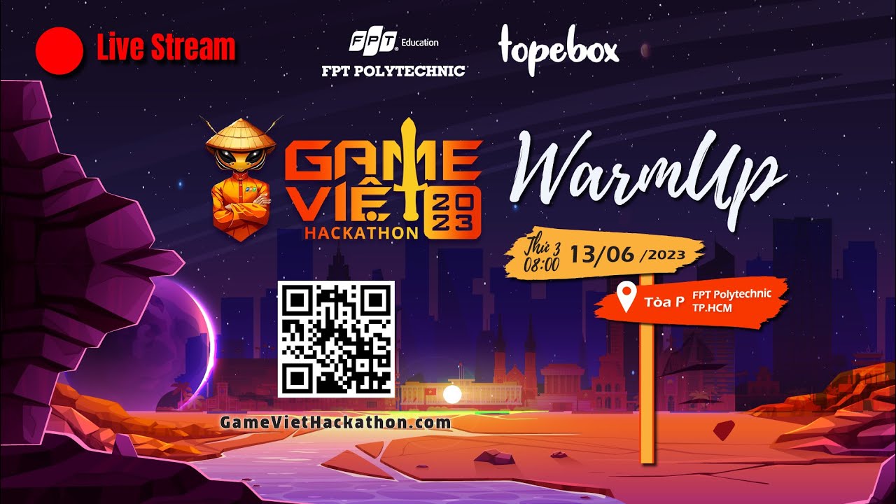 Livestream WarmUp Game Việt Hackathon 2023 ngày 13062023 - YouTube