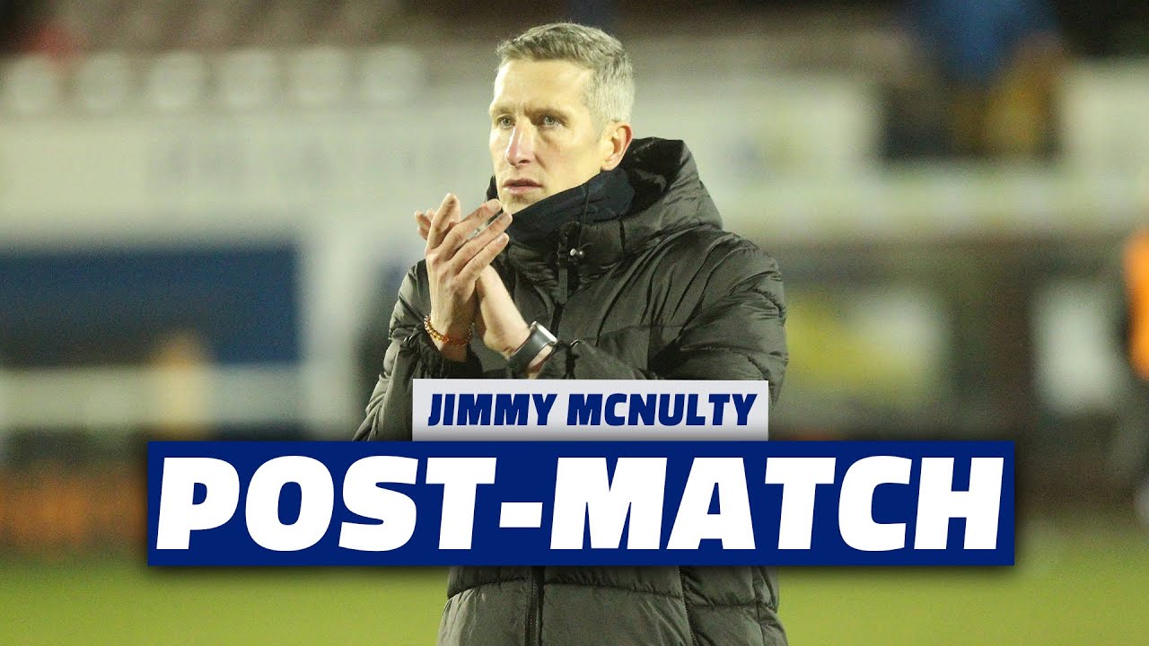 Jimmy McNulty Reacts To Woking Draw - YouTube
