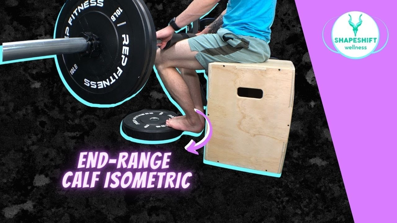 SEATED BARBELL ANKLE DORSIFLEXION CALF ISOMETRIC's | Ankle Mobility ...