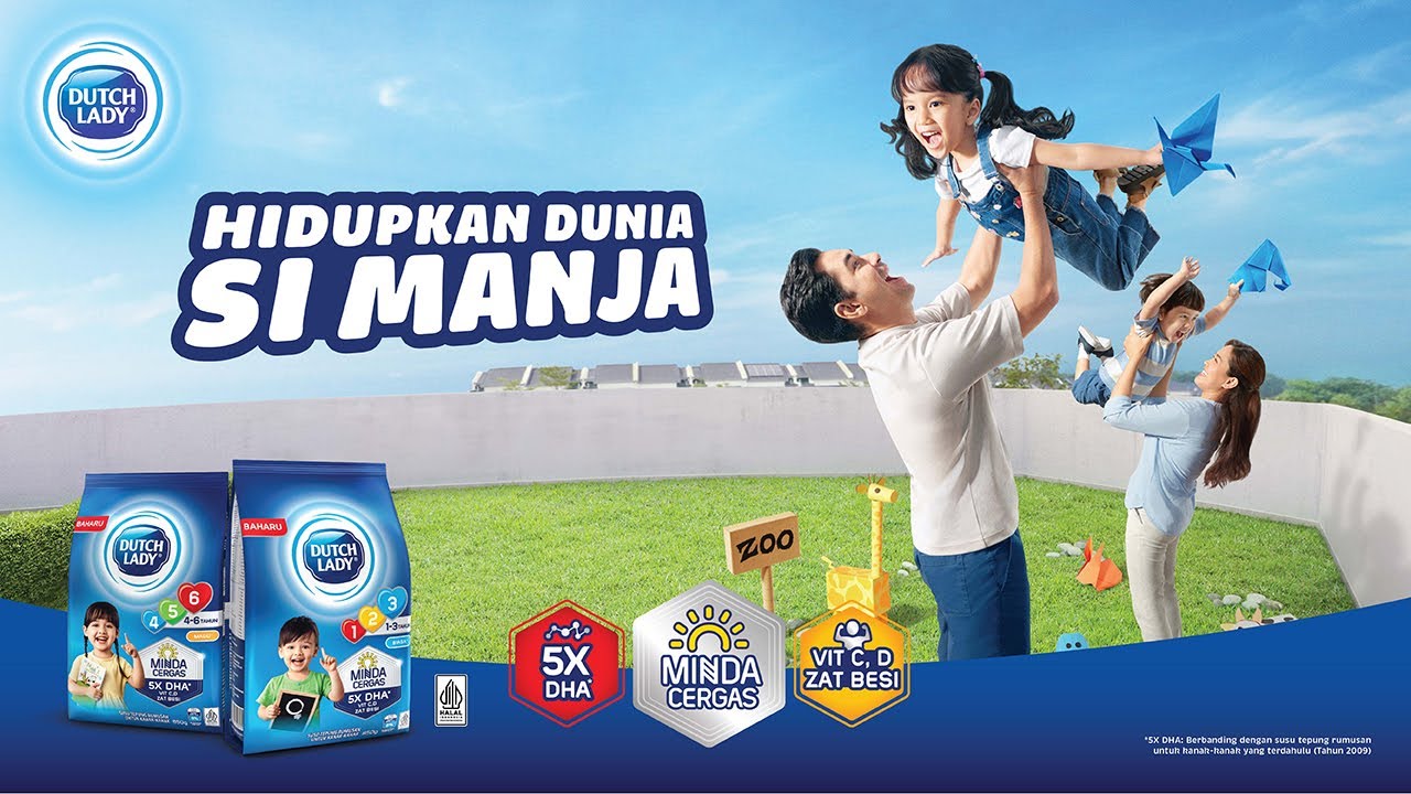 Hidupkan Dunia Si Manja dengan Dutch Lady - YouTube