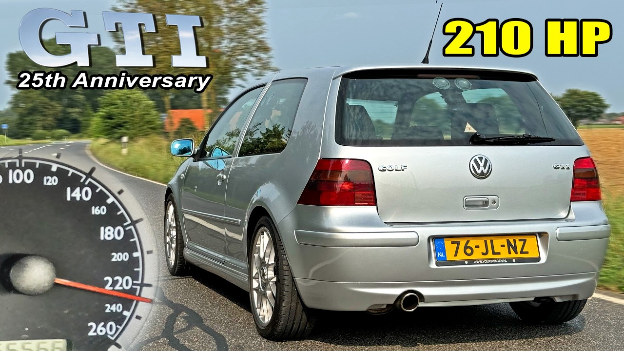 VW GOLF GTI MK4 "25th Anniversary" // 0-100 100-200 TOP SPEED & SOUND ...