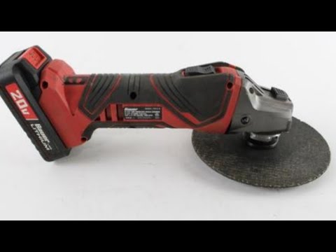 UNBOXING BAUER 4-1/2" CORDLESS ANGLE GRINDER - YouTube