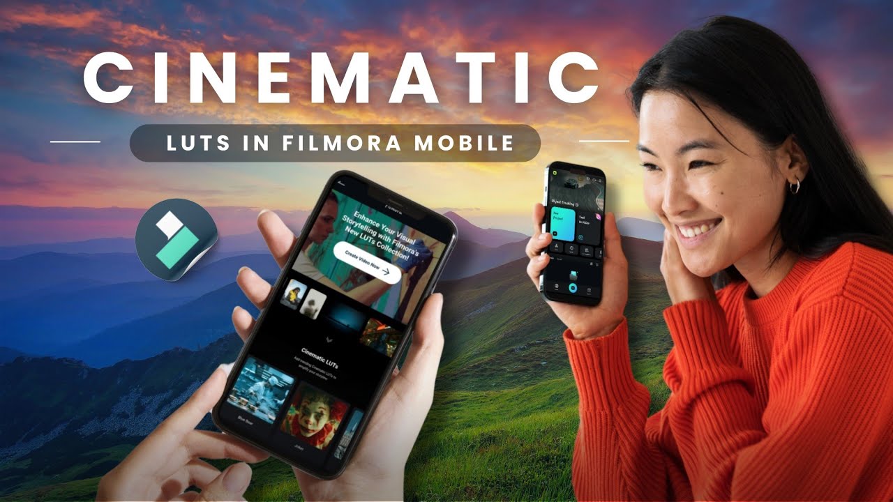 Create Your Own CINEMATIC LUTs in Filmora Mobile - YouTube