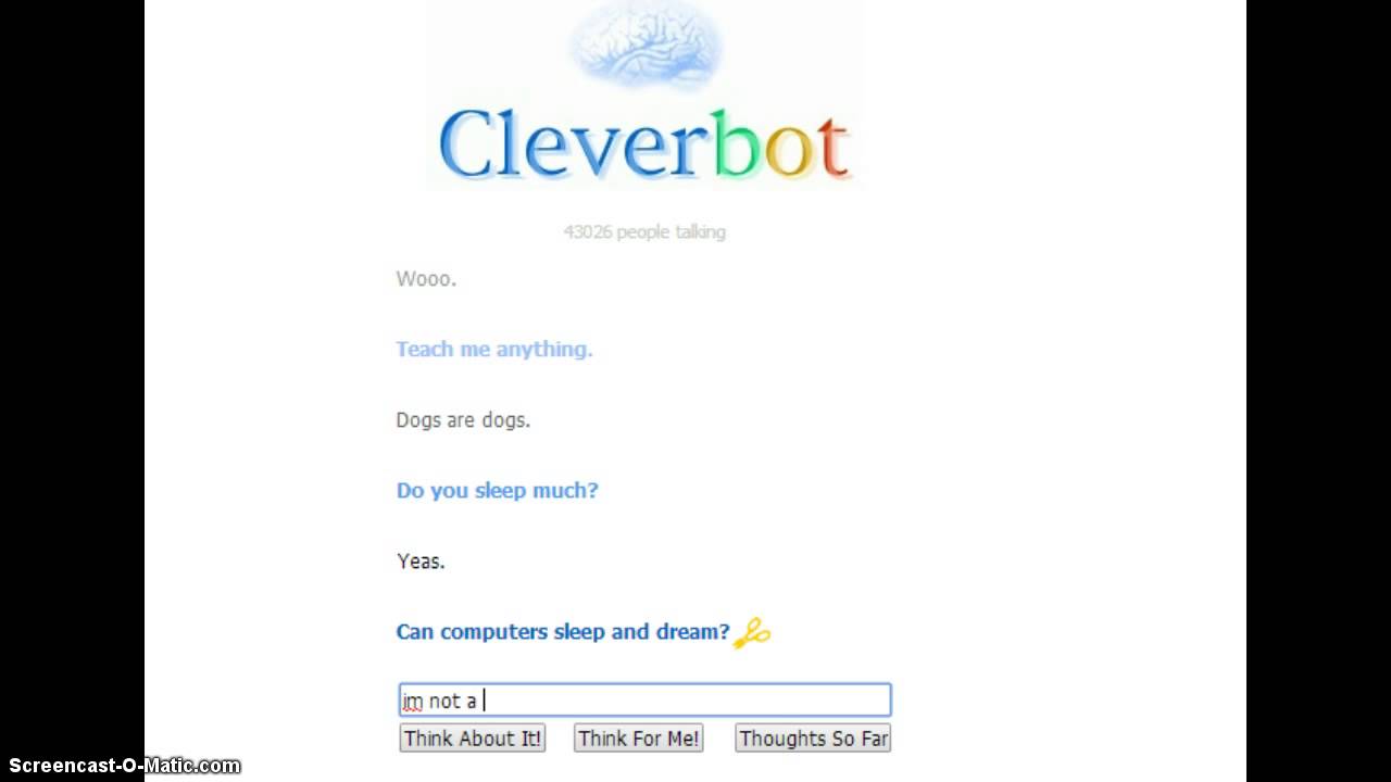 clever bot is fake proof - YouTube