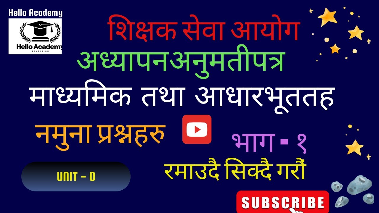 Teaching license model questions/ mavi license/अध्यापनअनुमती पत्र ...