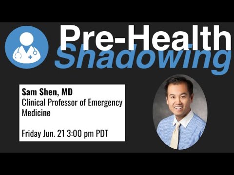 Emergency Medicine | Sam Shen, MD | Pre-Health Shadowing - YouTube