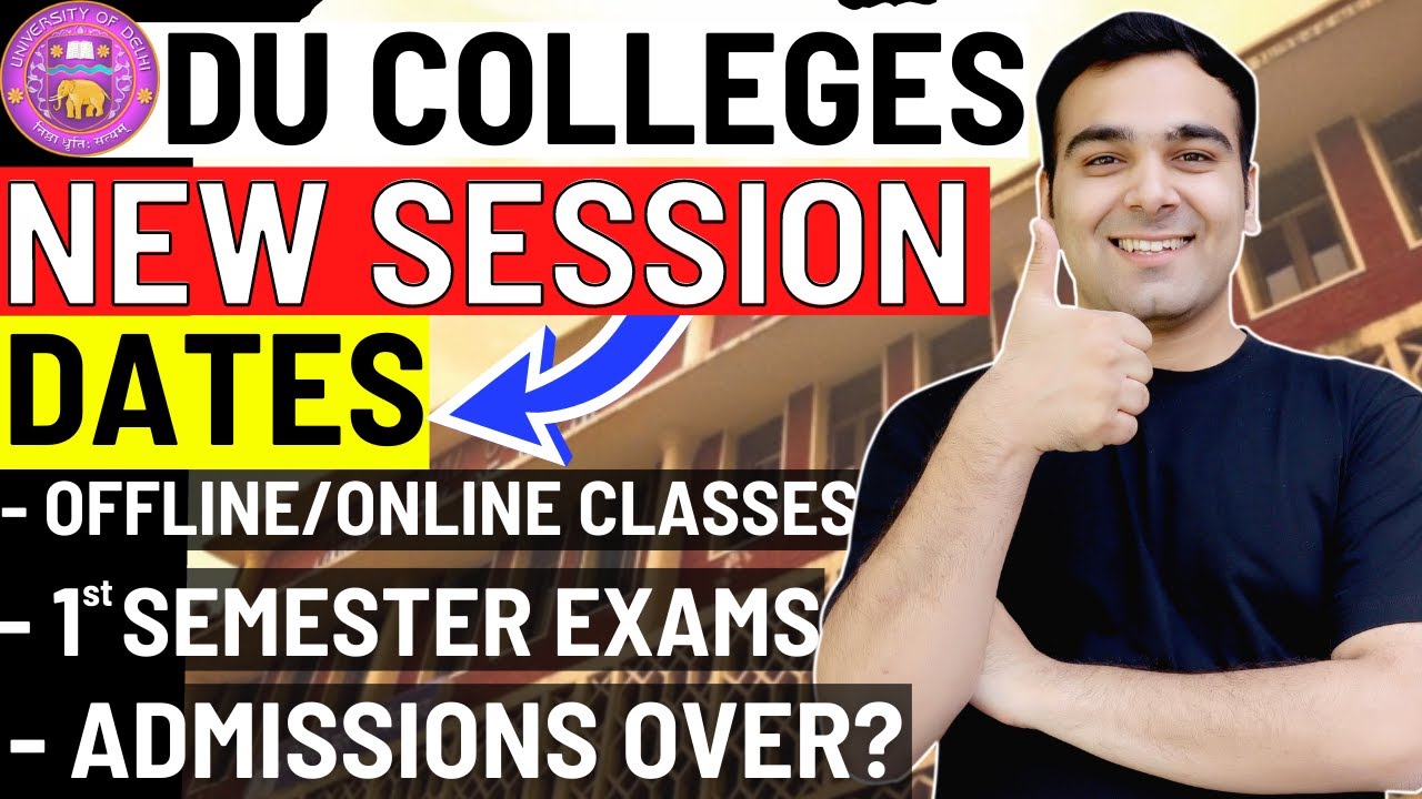 Delhi University Class Schedule for 1st Year 🔥| Online/Offline - DU New ...