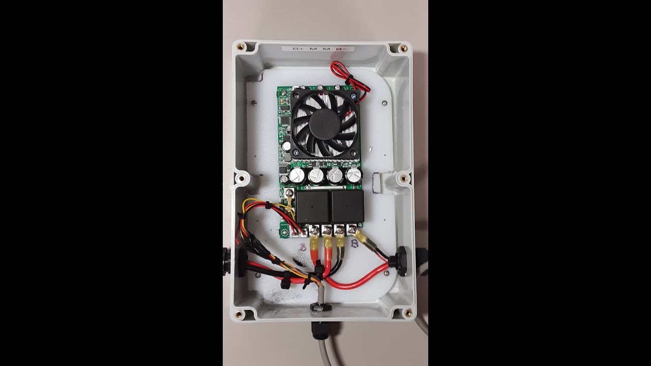 PWM Digital Speed Controller Water Resistant Ventilated Box - YouTube