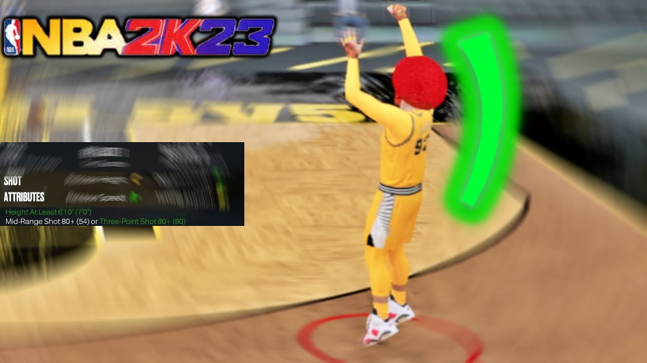 BEST JUMPSHOT FOR CENTERS 7'0 AND UP IN NBA 2K23!!! EASY GREEN WINDOW ...