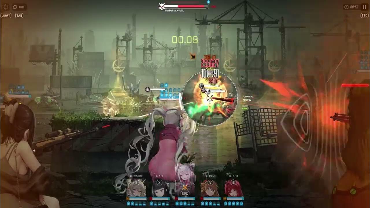 NIKKE 31-35 Hard 842K CP (38.7% deficit) - YouTube