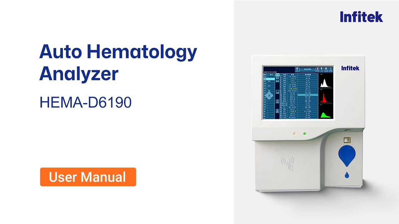 Infitek User Manual Video Hematology Analyzer HEMA-D6190 - YouTube