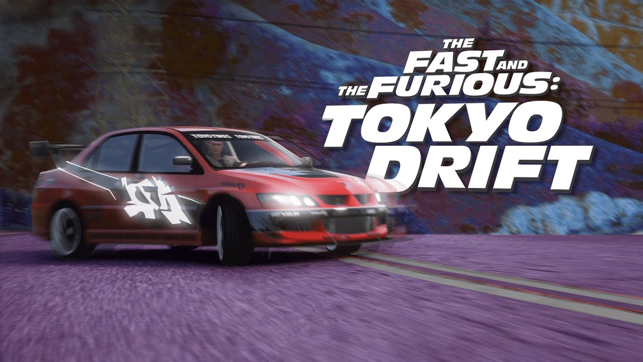 The Fast and The Furious: TOKYO DRIFT. Sean Learns to Drift (Evo IX ...
