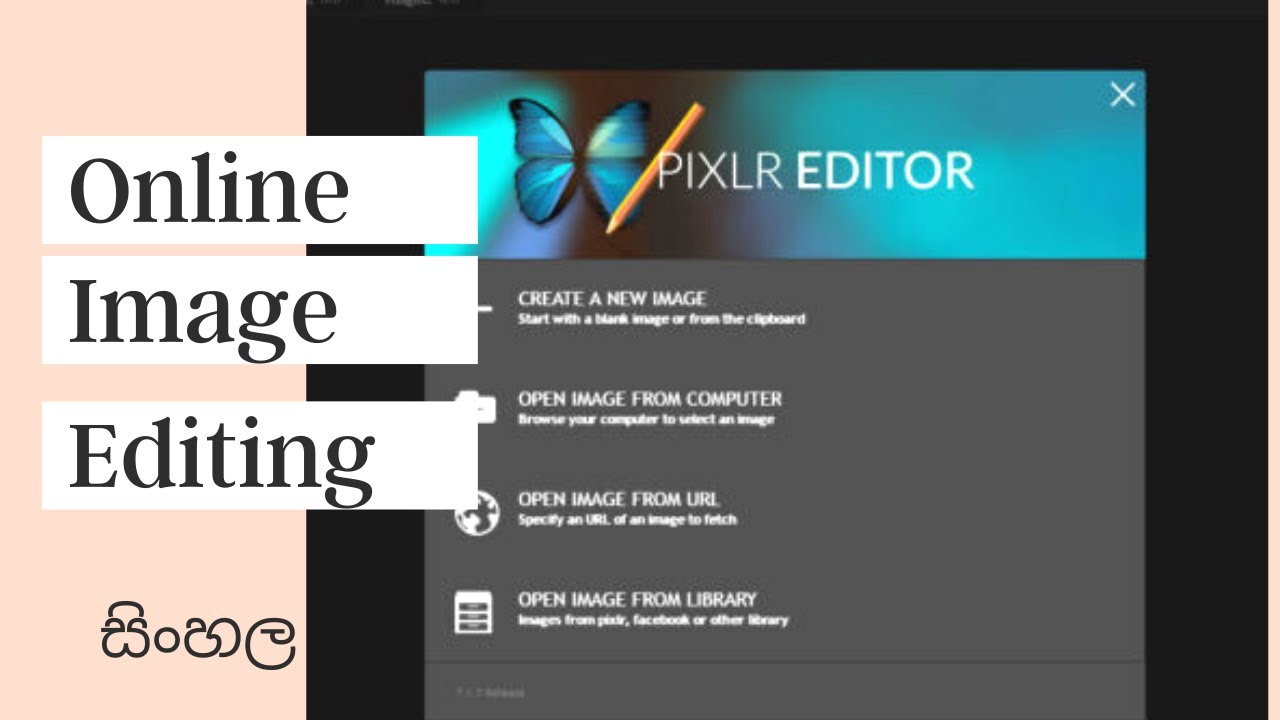 Online Photo Editing Sinhala Tutorial -සිංහල - YouTube