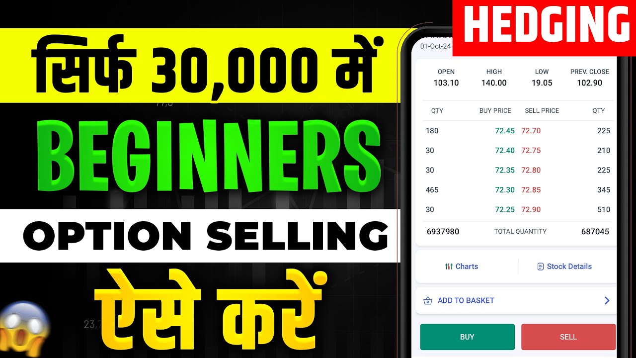 Option selling with low capital || option selling with hedge || how to sell option with less ...