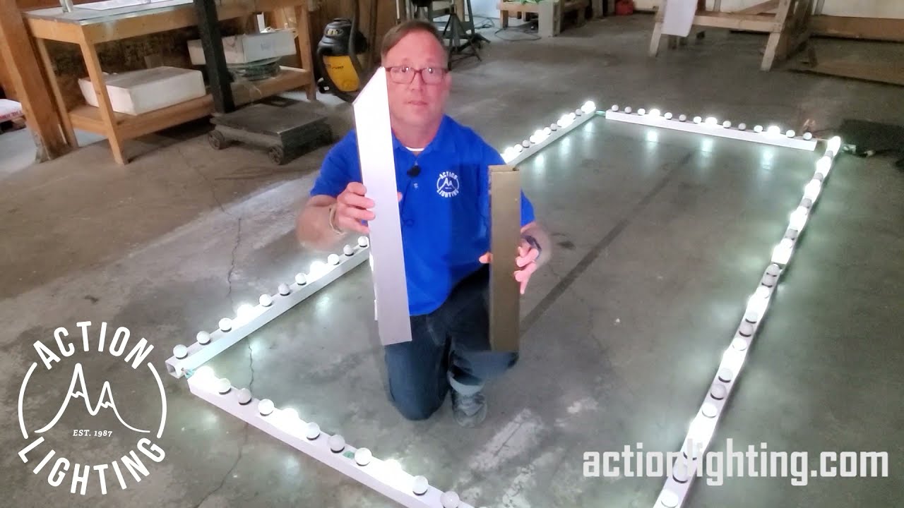 Chasing Border Lights for Signs - YouTube