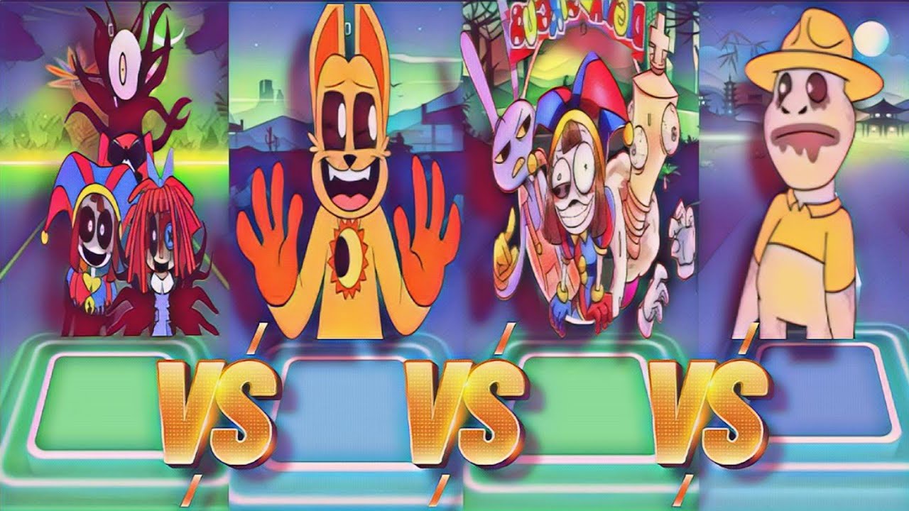🎮Creepy Digital Circus VS Smiling Critters New Characters VS Digital ...
