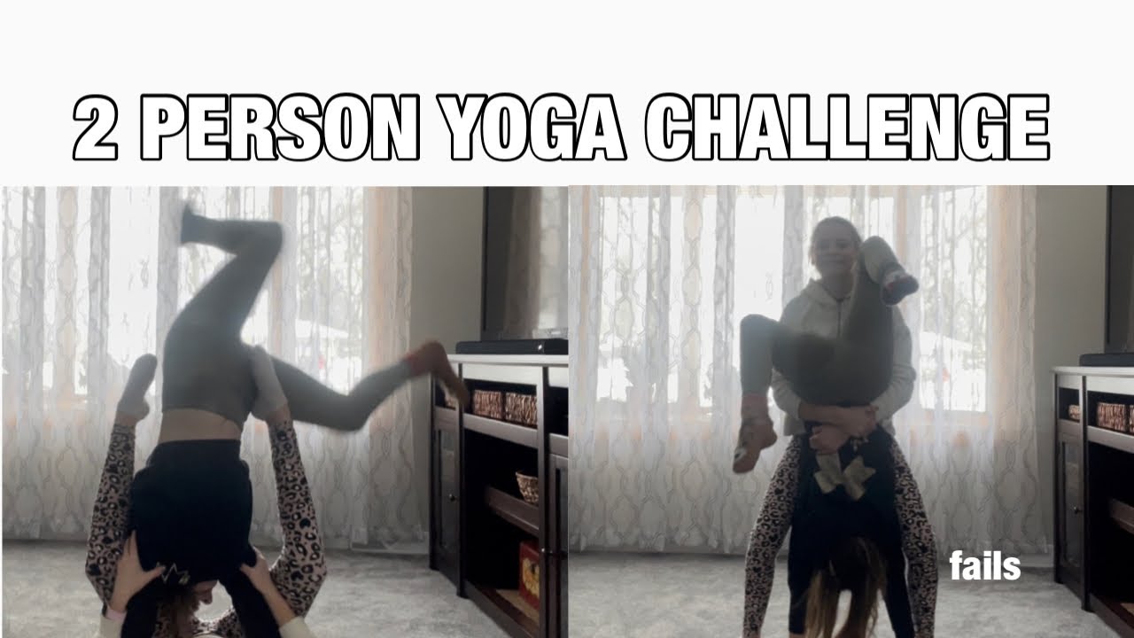 two person yoga challenge - YouTube
