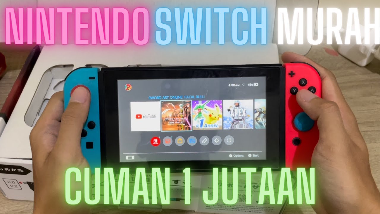 Nintendo Switch v1 Murah Dapet Harga 1 Juta-an Akhir 2022 menuju 2023 ...