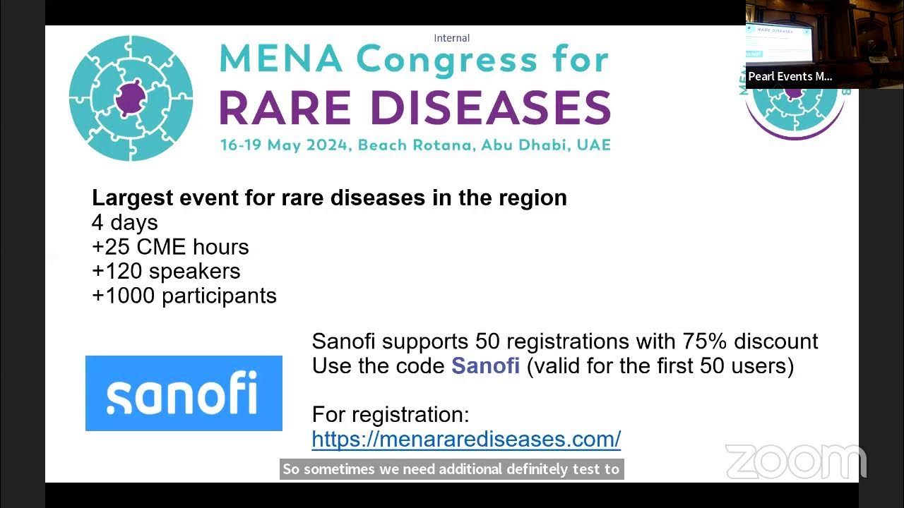 MENA Rare Diseases Club Meeting - March 2024 - YouTube