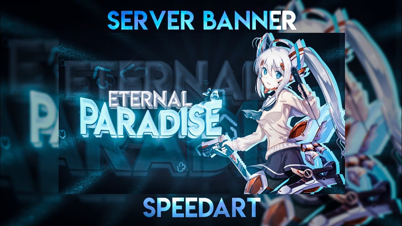 Server Banner Speedart | GFX Speedart | Anime GFX - YouTube