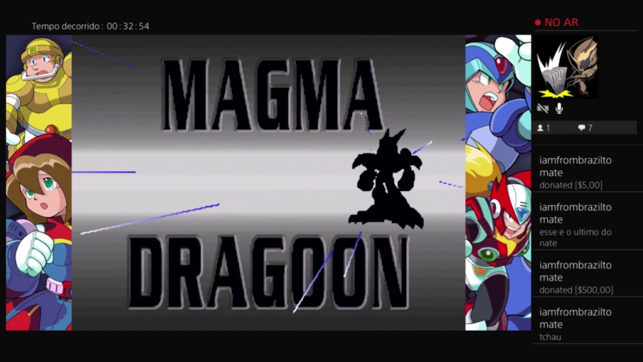 Mega Man x4 Enfrentando Magma Dragoon com Zero - YouTube
