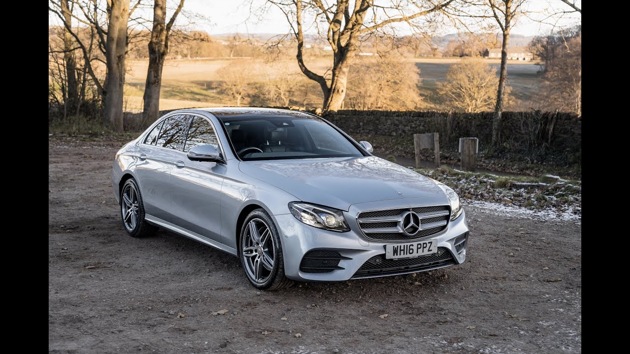 Mercedes-Benz E Class 2.0 E220d AMG Line (Premium Plus) G-Tronic+ Euro 6 (s/s) 4dr - YouTube