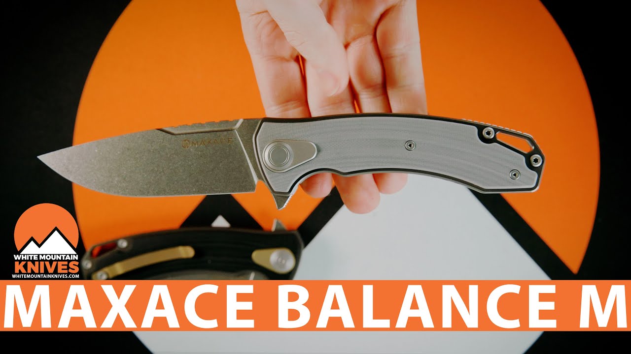 Maxace Balance M Folding Knife - Quick Look - YouTube