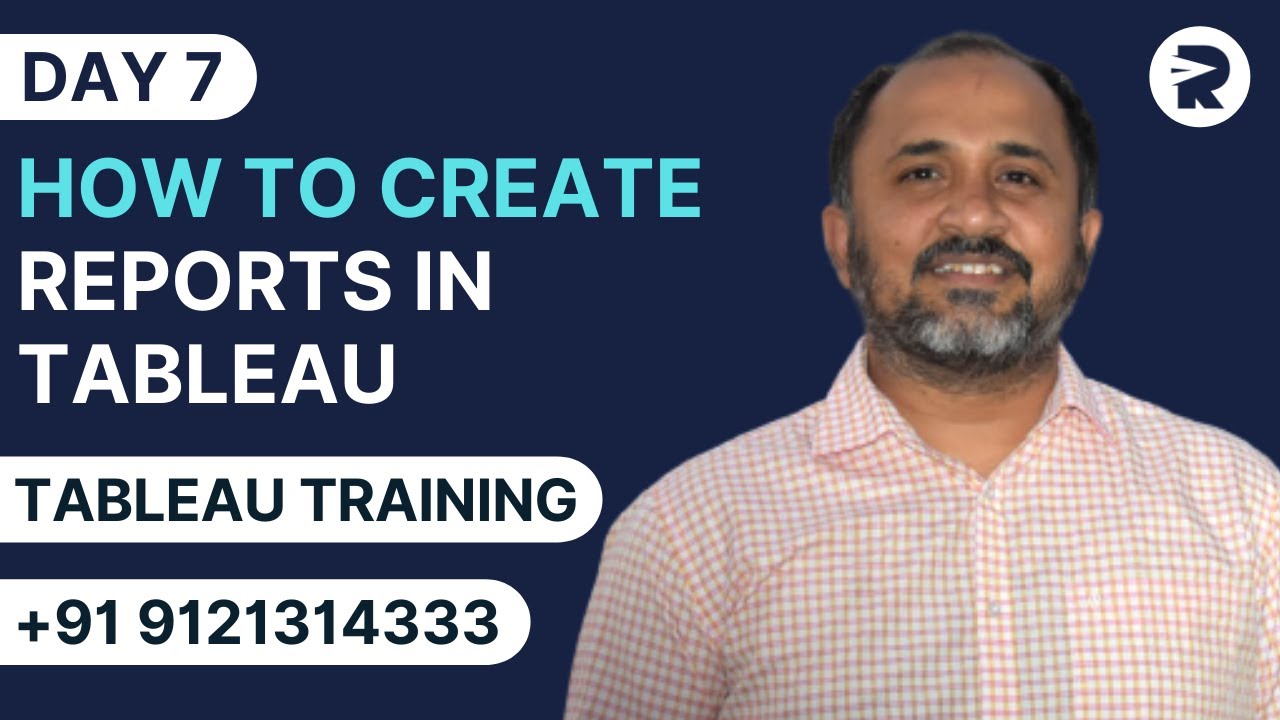 Day 7 How To Create Reports In Tableau Tableau Training Tutorials Day 7 How To Create Reports In Tableau Tableau Training Tutorials