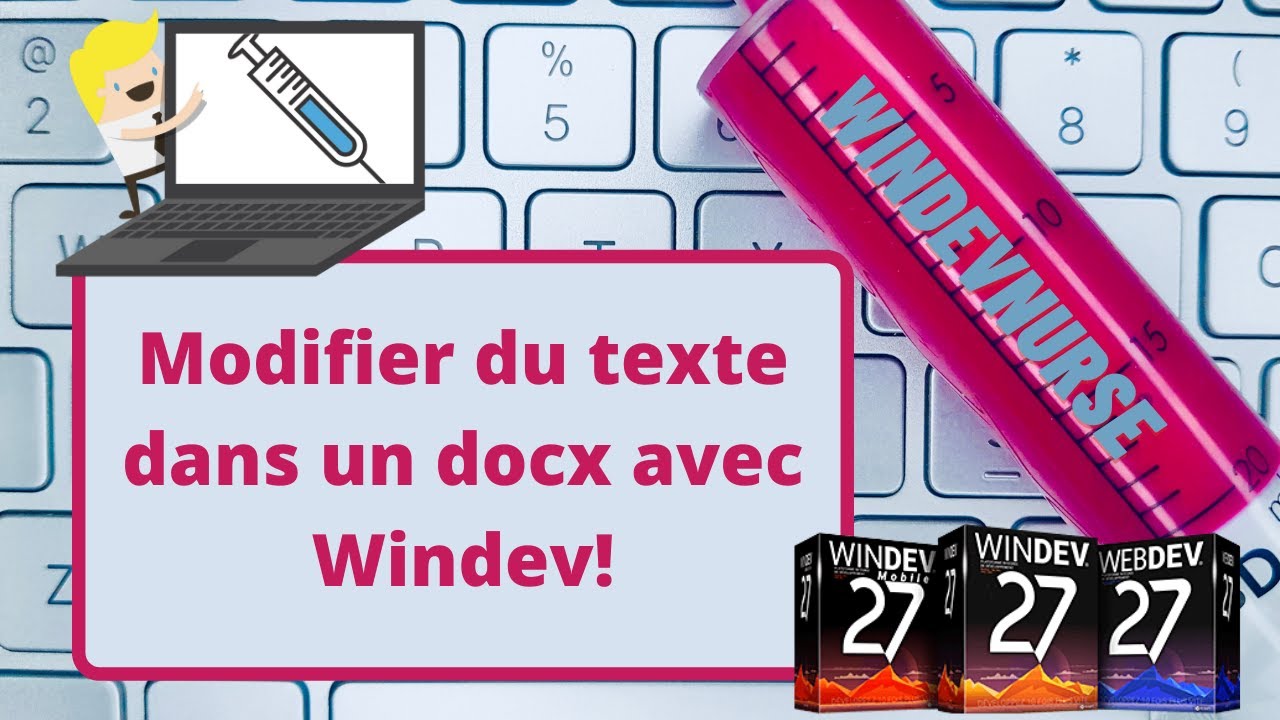 127.TUTO WINDEV Modifier du texte dans un docx avec Windev. - YouTube