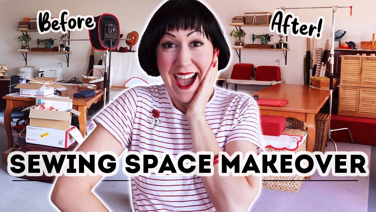 MY NEW SEWING SPACE! The complete design, organization and decoration ...