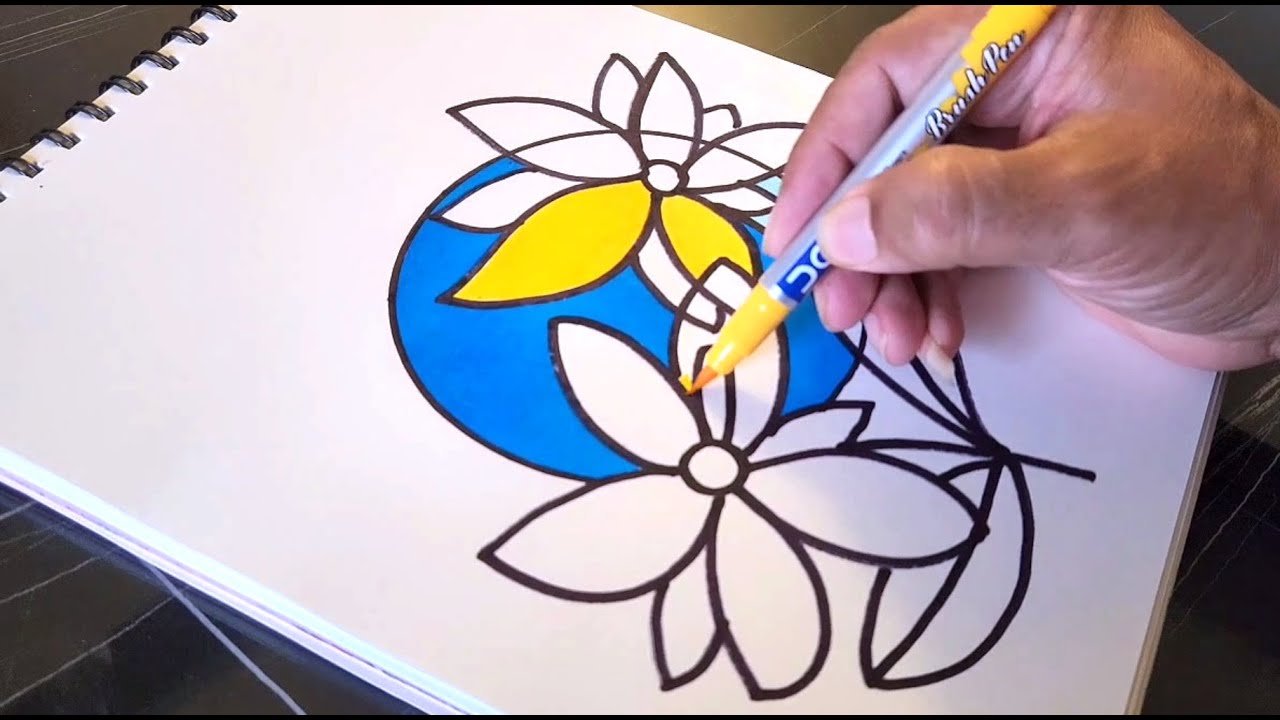 Bored?? Relax In Just 5 Minutes / Try This Doodle Art / Easy Drawing ...