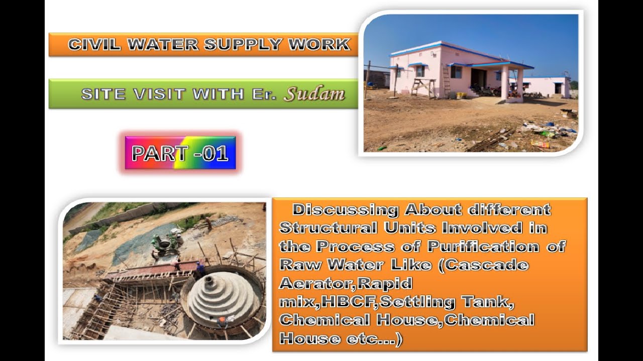 Civil Water supply work site visit // One of the Major Topic For Civil ...