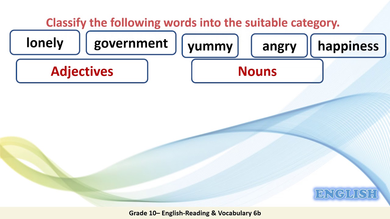 Grade 10 English Reading 6b part 2+ Vocabulary - YouTube