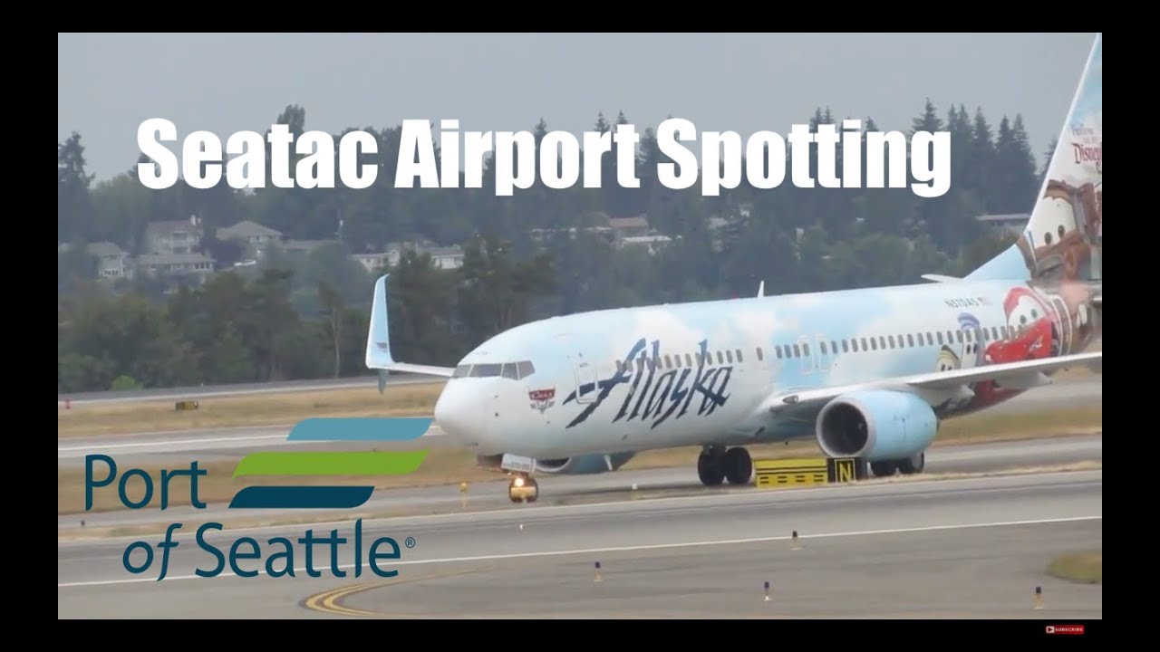 Various aircraft at Seatac International Airport - YouTube