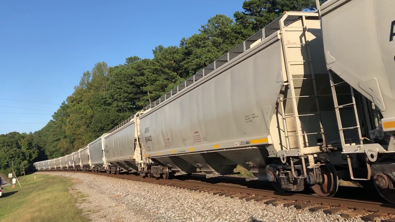 NS 9526 Leads 51G (empty Grain Train) Thru Norcross, GA 9/20/19 - YouTube