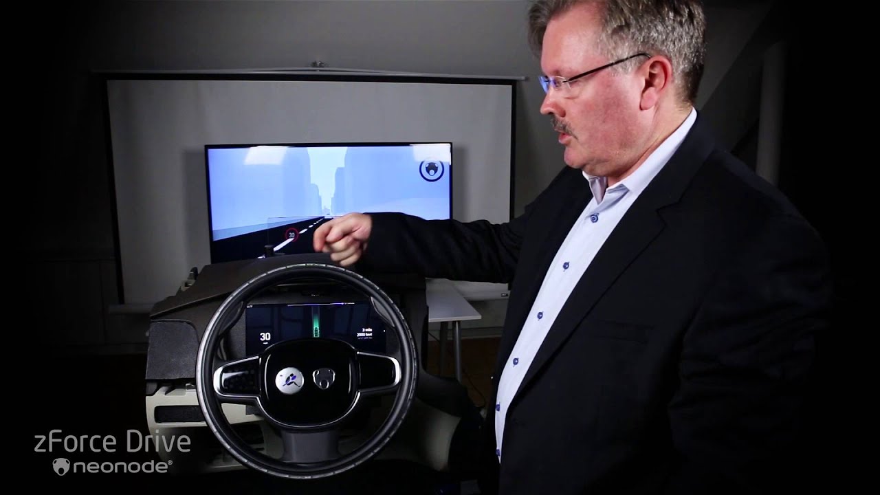 Neonode zForce Drive Steering Wheel Sensor - YouTube
