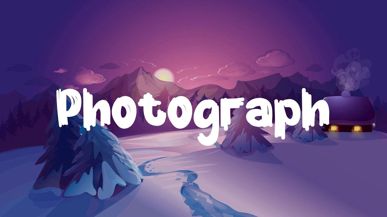 Ed Sheeran - Photograph ( Lyrics ) - YouTube Music