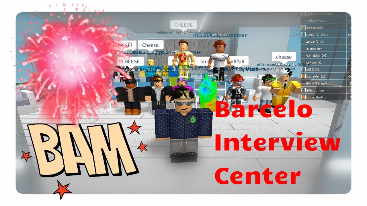 Roblox " Barcelo Cafe Interview center" - YouTube