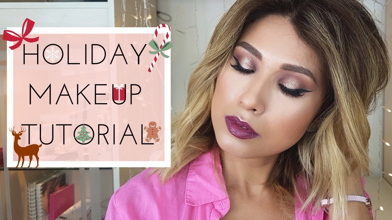 GLAM HOLIDAY MAKEUP TUTORIAL 2016 | MAQUILLAJE PARA NAVIDAD 2016🎄 ...