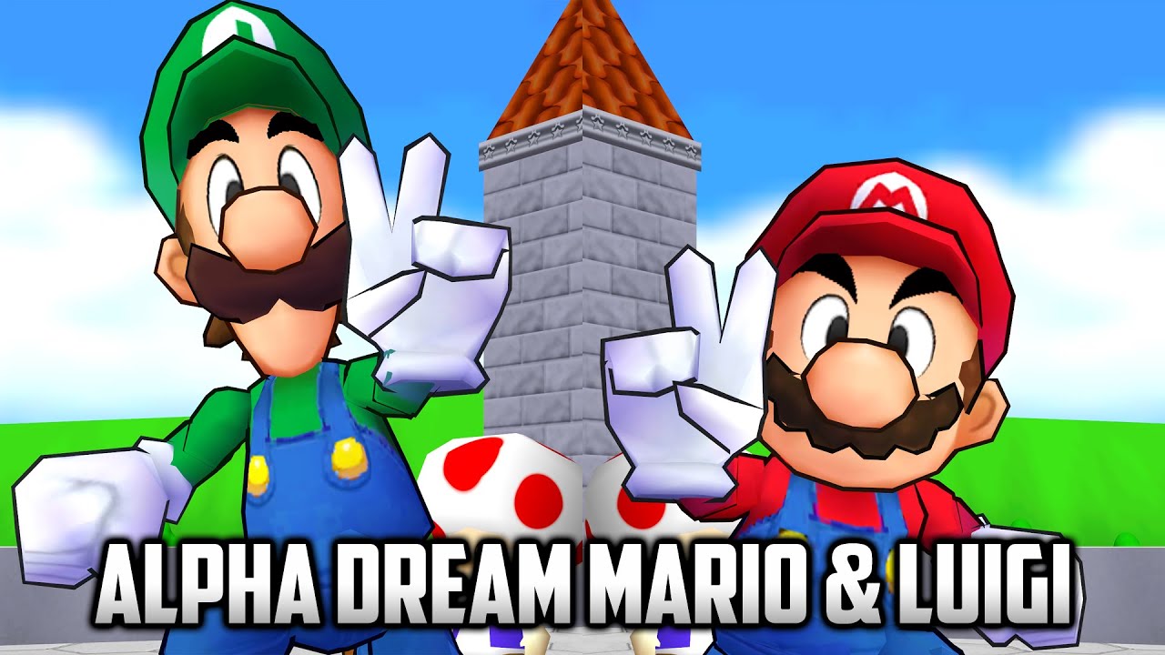 ⭐ Super Mario 64 PC Port - Alpha Dream Mario & Luigi - YouTube